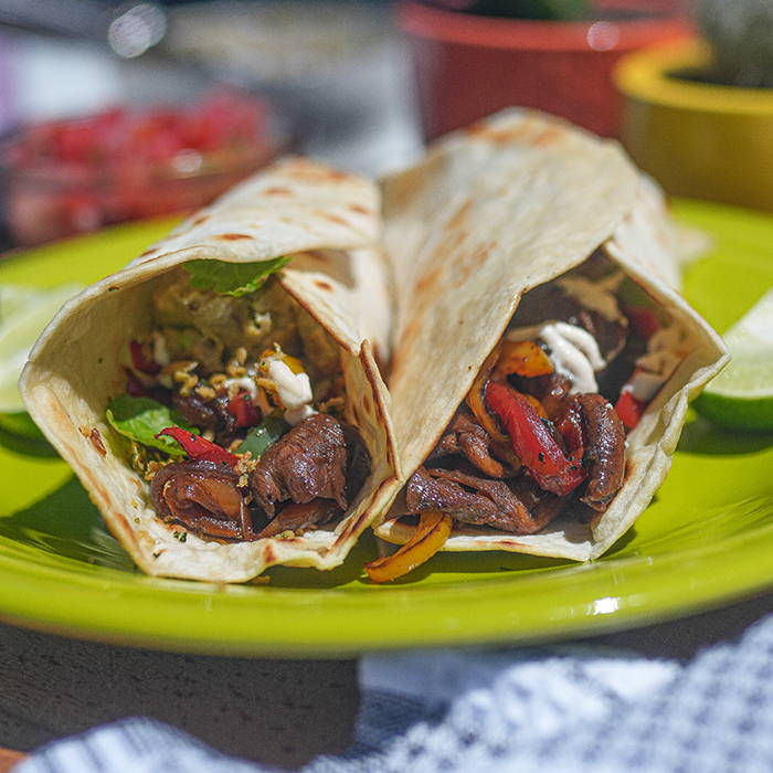 Turnip Vegan's Golden Oyster Mushroom Jerk Fajitas Recipe | North Spore