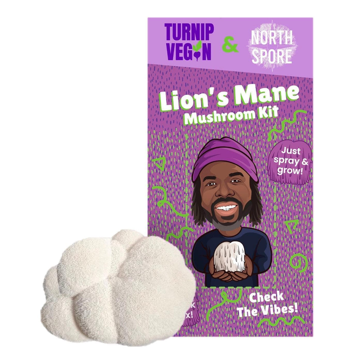 Turnip Vegan Lion's Mane Mushroom Growing Kit – North Spore