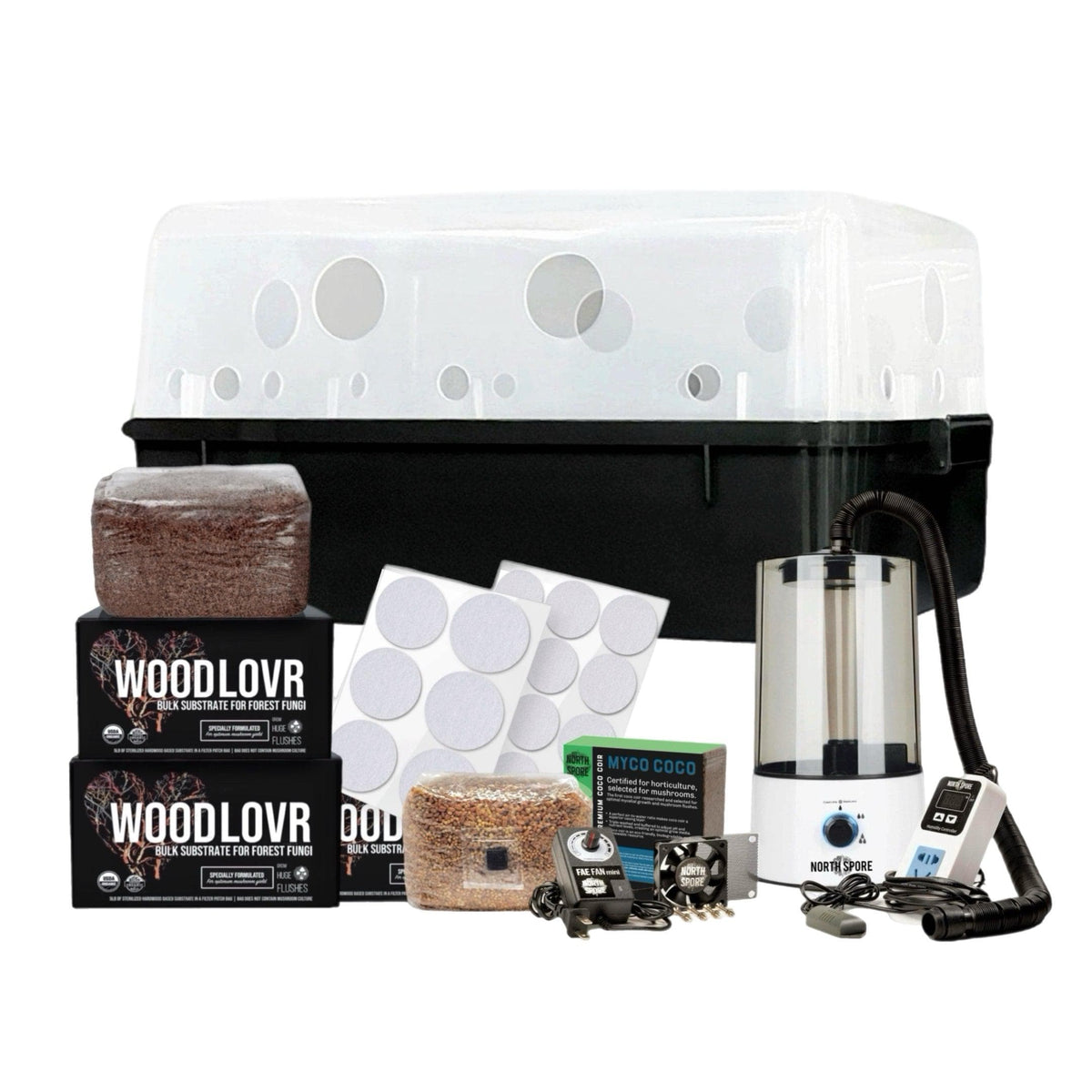Automated 'Boomr Bin' Wood-Loving Mushroom Monotub System – North Spore