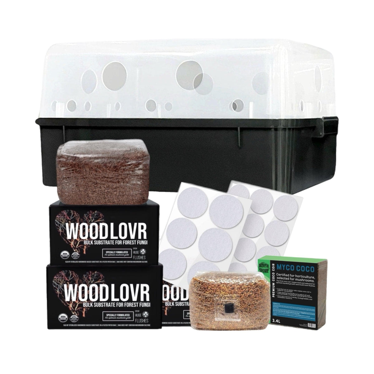 Boomr Bin Monotub Mushroom Grow Kit | North Spore
