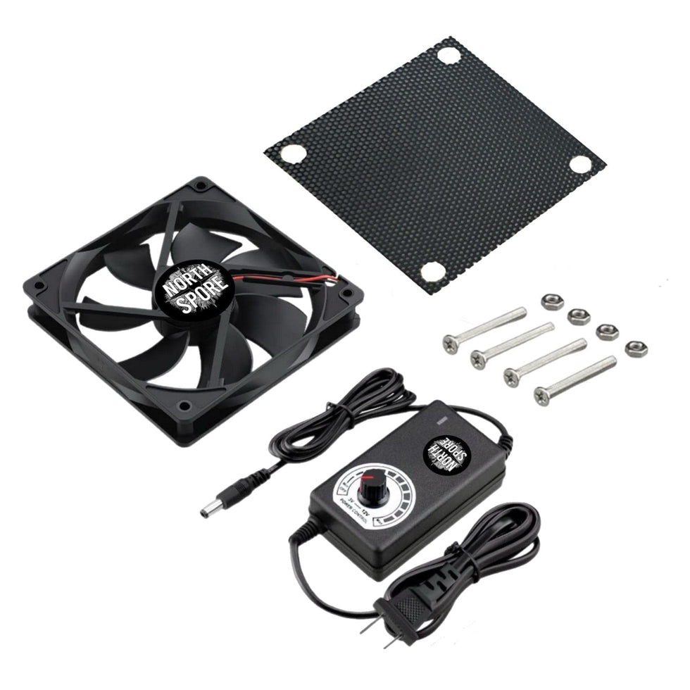Monotub Fan Kit | FAE Fan Mini with Power Controller – North Spore