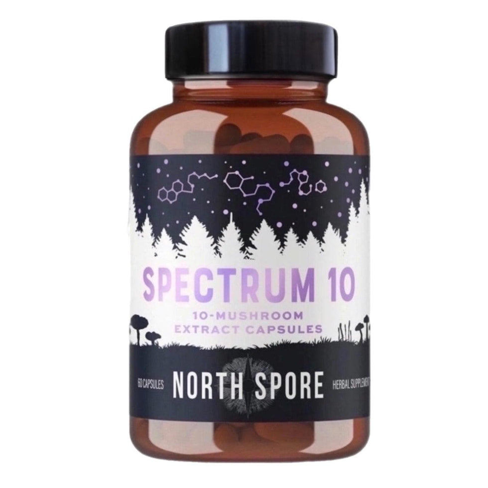 Organic 'Spectrum 10' Mushroom Capsules – North Spore
