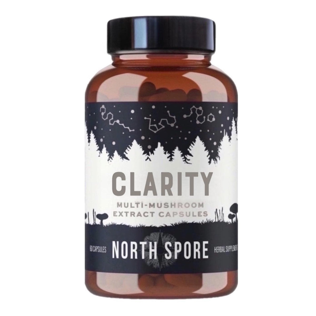 Organic 'Clarity' Mushroom Capsules – North Spore