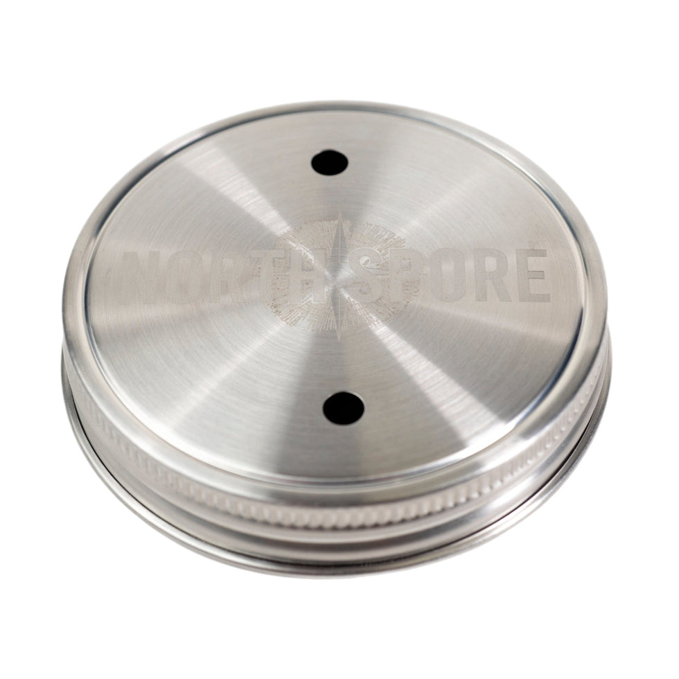 6 pc. 'Wide Mouth' Culture Jar Lid with Port & Filter – North Spore