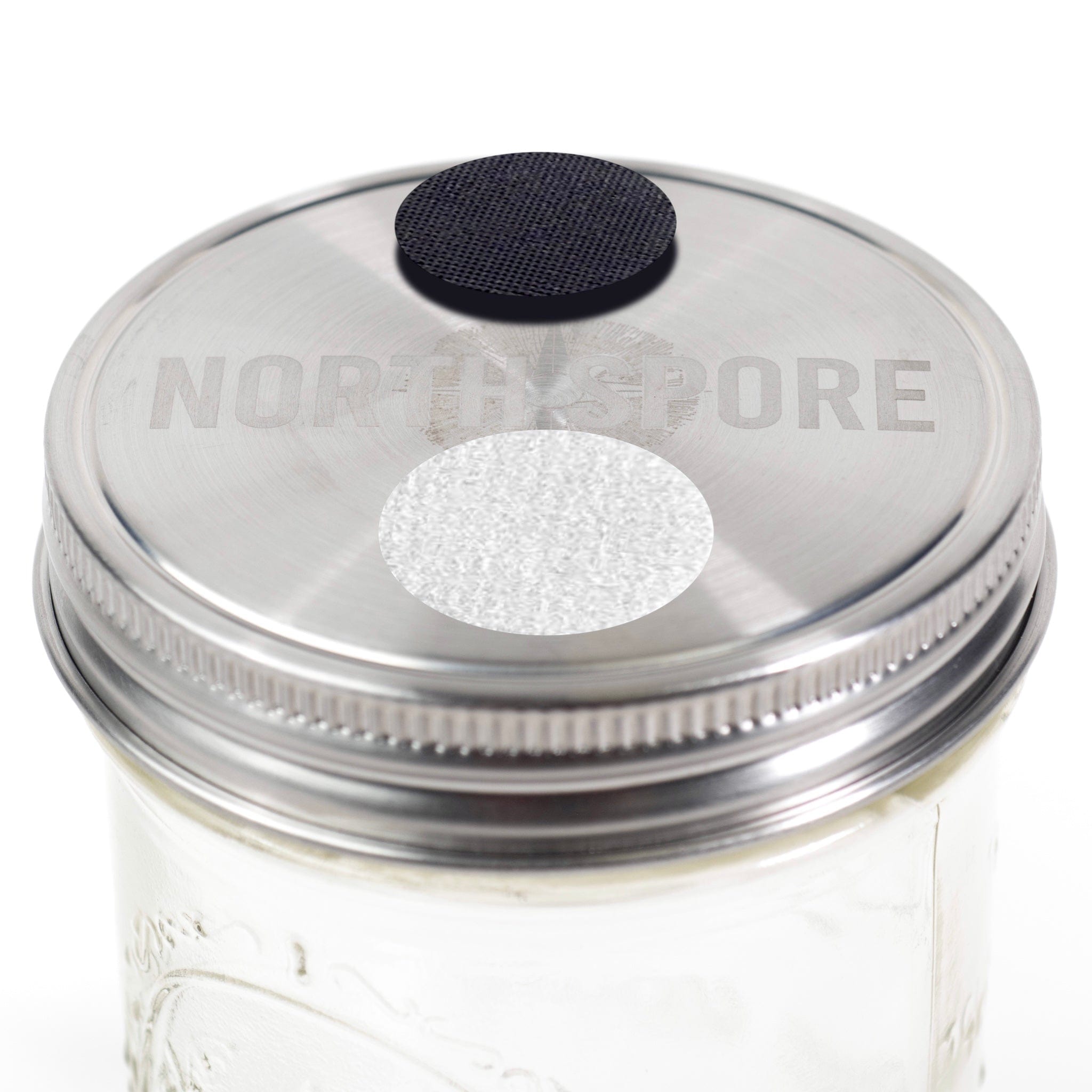 6 pc. 'Wide Mouth' Culture Jar Lid with Port & Filter – North Spore